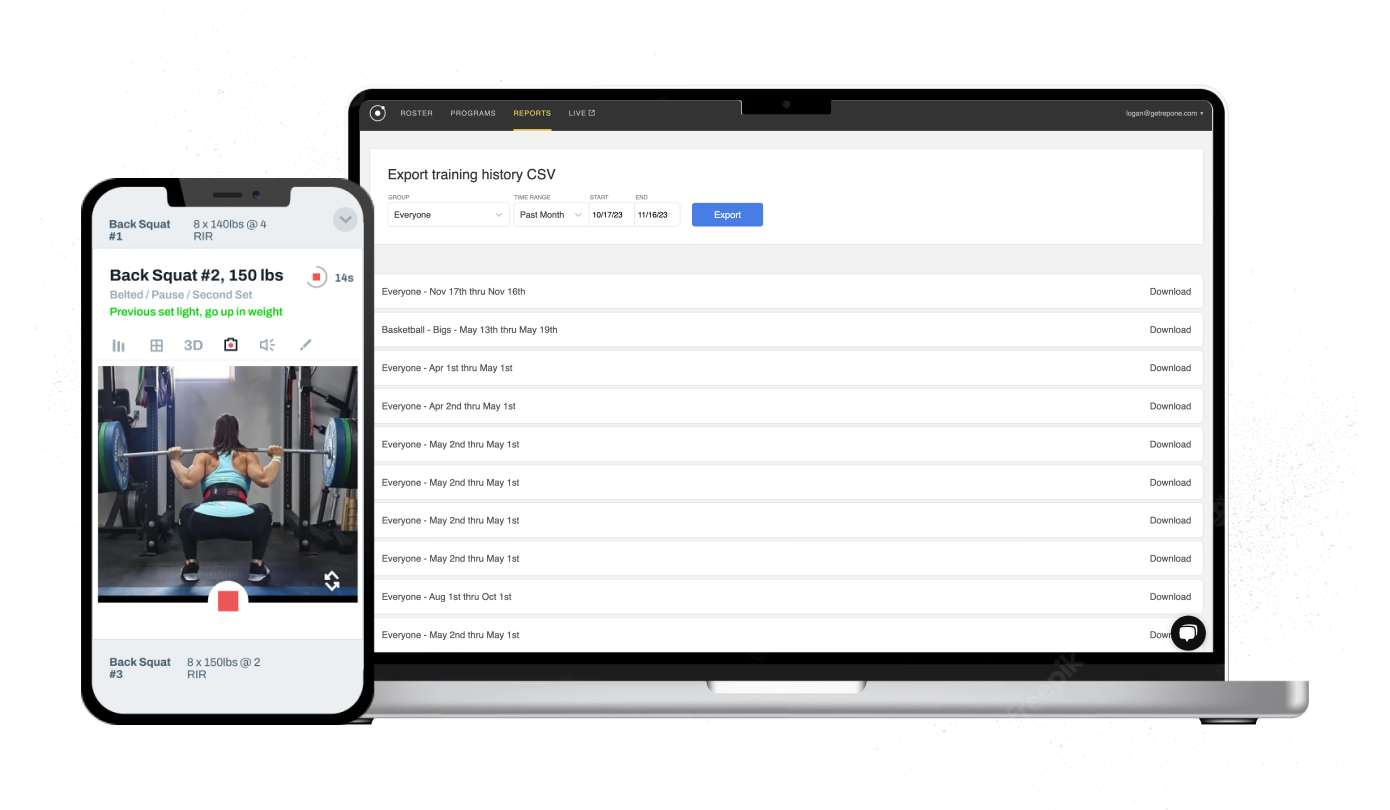 Pro-tier athlete management for all - The new RepOne Athlete app